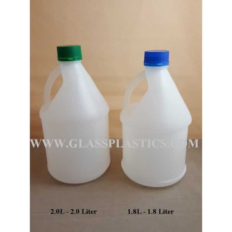 Round HDPE Container: 1.8 Liter & 2.0 Liter – Glass & Plastic Sdn. Bhd.