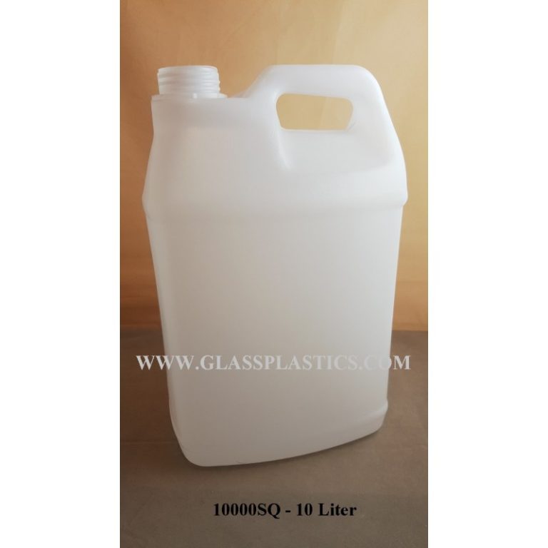 Square HDPE Container: 10 Liter – Glass & Plastic Sdn. Bhd.