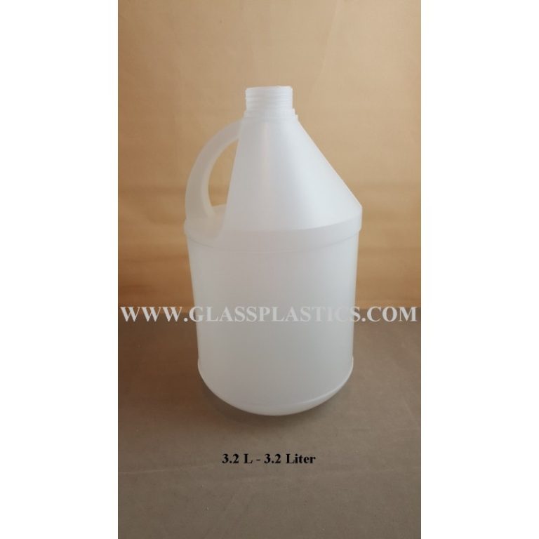 Round HDPE Container: 3.2 Liter – Glass & Plastic Sdn. Bhd.