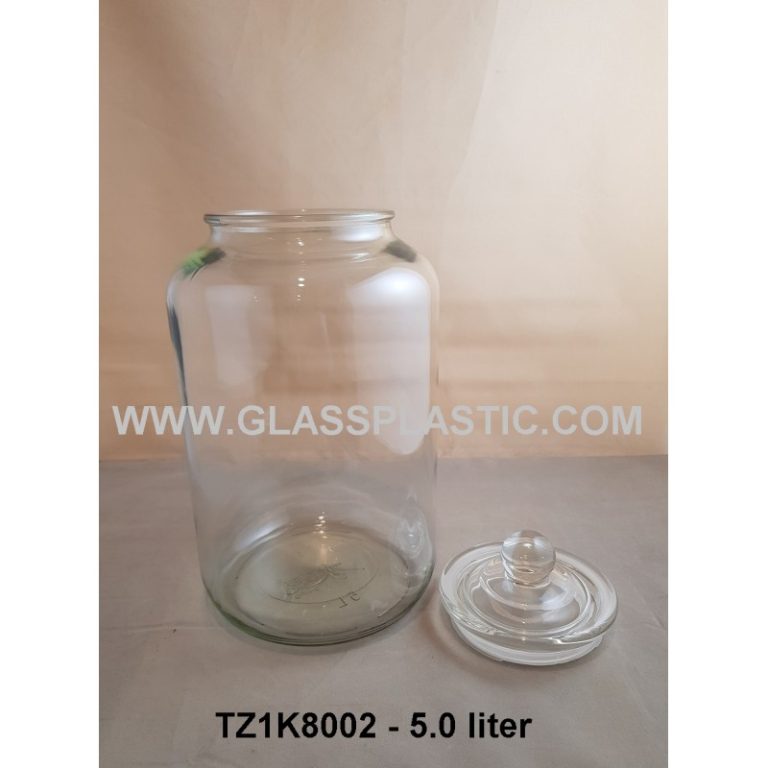 Air Tie Jar - 3.0 Liter, 5.0 Liter - Glass & Plastic Sdn. Bhd.