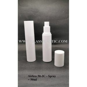 Airless White Sprayer – 50ml – 2C Series – Glass & Plastic Sdn. Bhd.