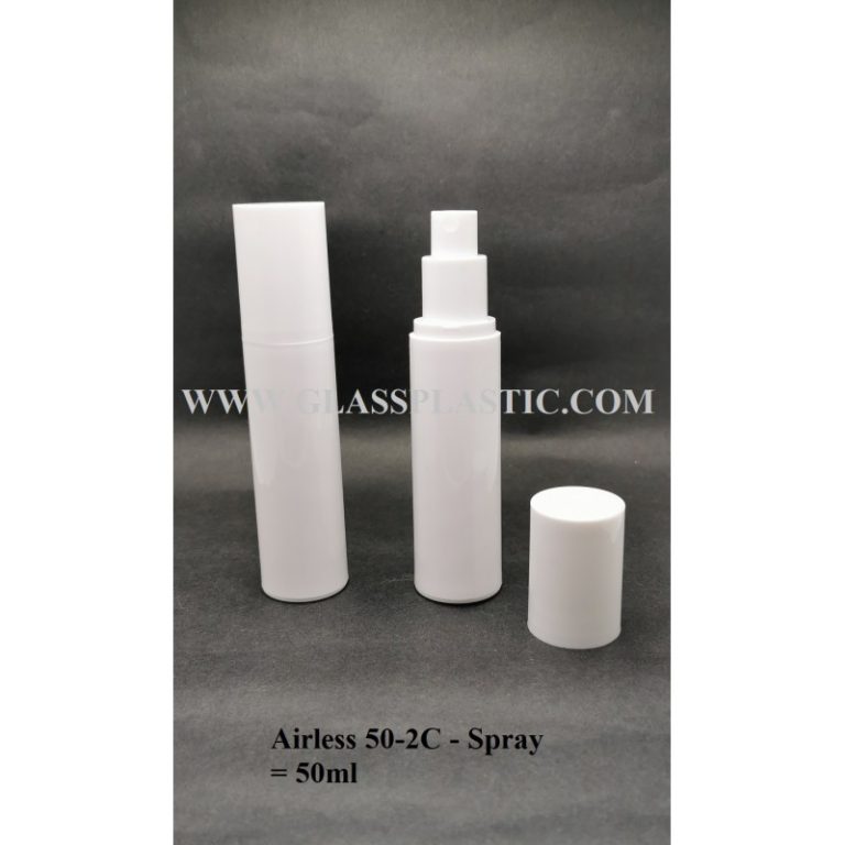 Airless White Sprayer – 50ml – 2C Series – Glass & Plastic Sdn. Bhd.
