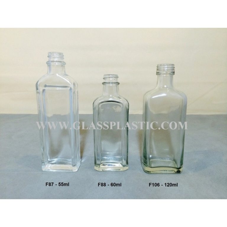 Traditional Square Glass Bottle – Glass & Plastic Sdn. Bhd.