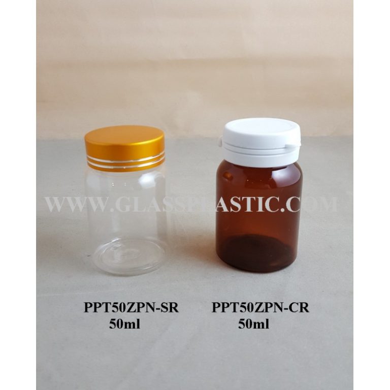 Tablet PET Bottle: 50ml (ZPN Series) – Glass & Plastic Sdn. Bhd.