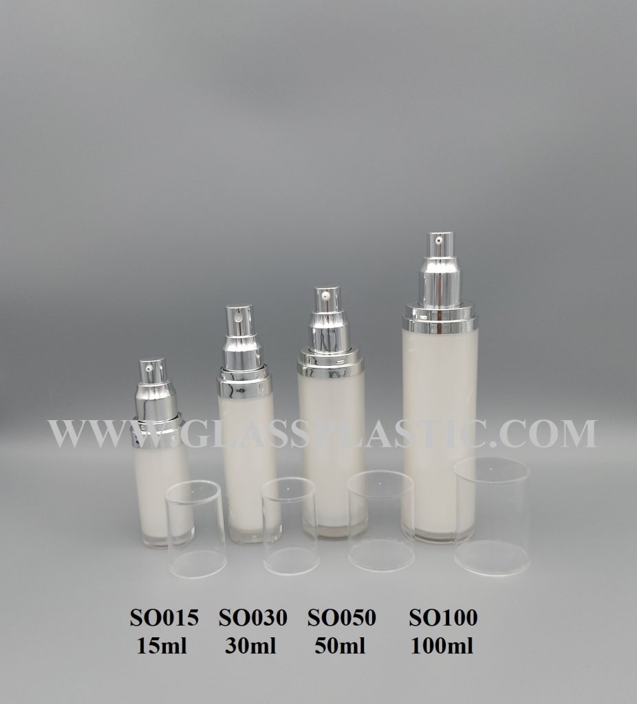 Acrylic Round Bottle – 15ml to 120ml (SO Series) – Glass & Plastic Sdn ...