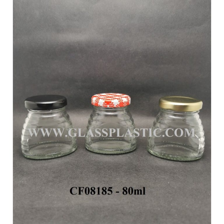 Oval Glass Jar – 80ml – Glass & Plastic Sdn. Bhd.