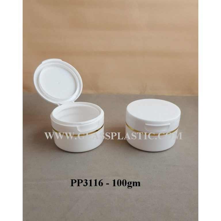 100gm PP Plastic Jar – PP3116 – Glass & Plastic Sdn. Bhd.