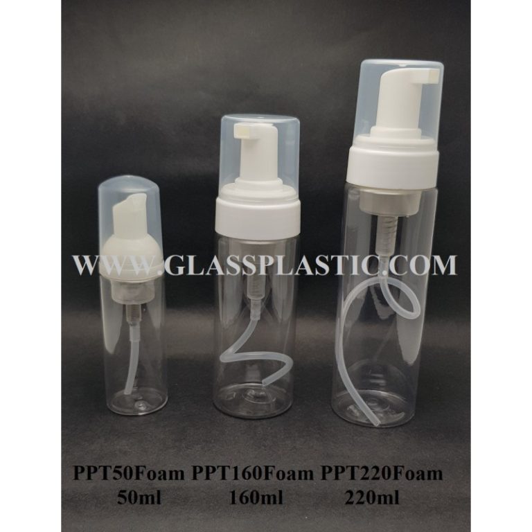 Foam Pump PET Plastic Bottle: 50ml to 220ml – Glass & Plastic Sdn. Bhd.